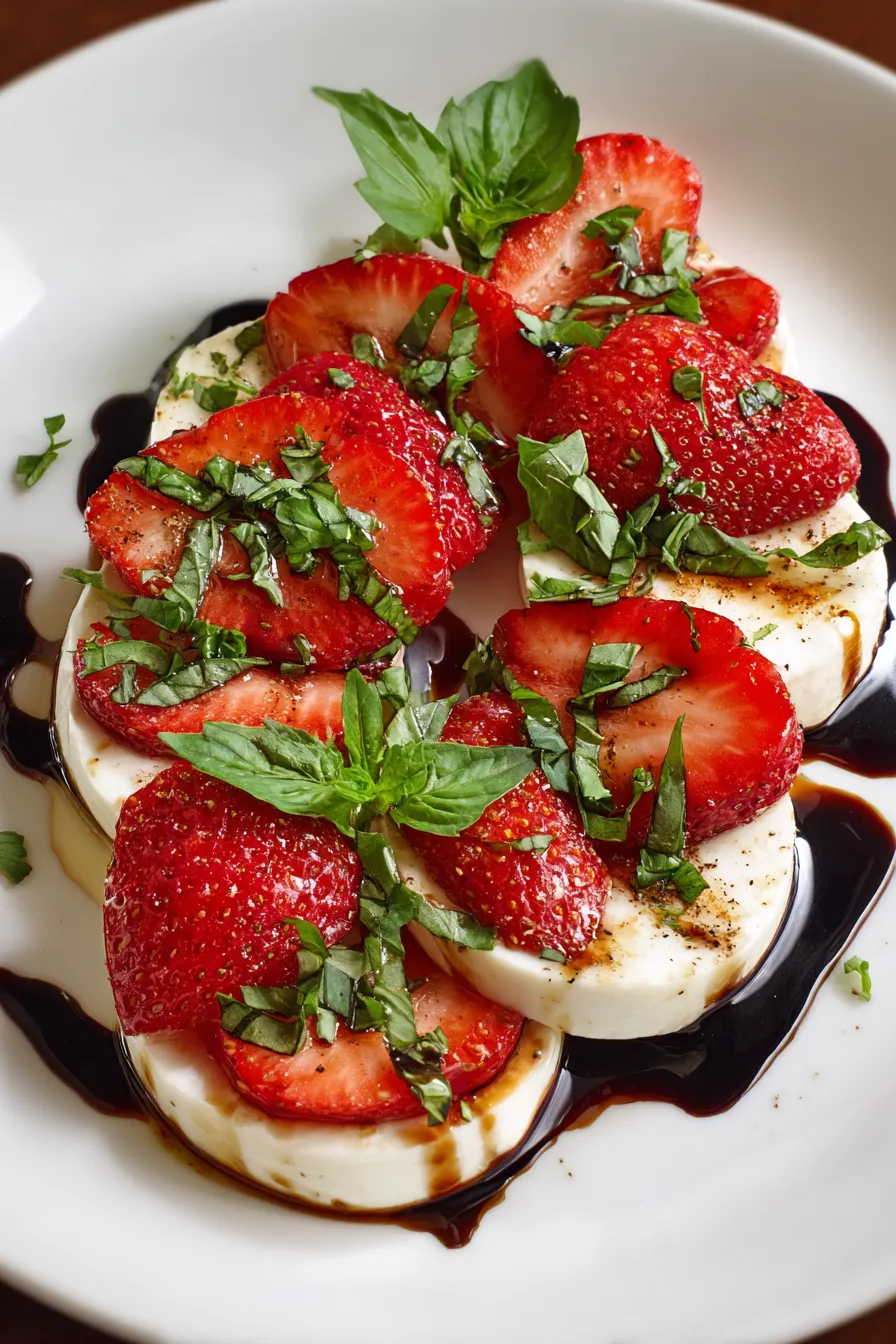 Balsamic Strawberry Caprese – Cooking With Chef Alba