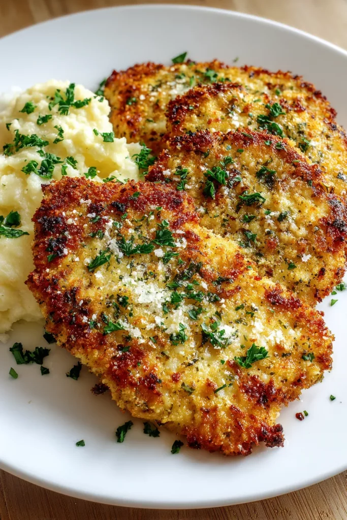 Creamy Garlic Parmesan Crusted Chicken – Cooking With Chef Alba