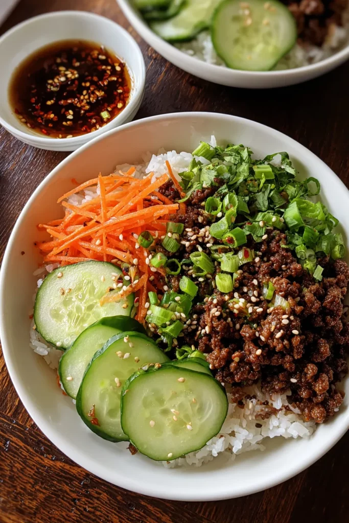 Hot honey ground beef bowls – Cooking With Chef Alba