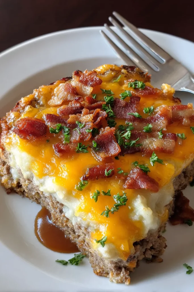 Cheesy Loaded Meatloaf Casserole – Cooking With Chef Alba