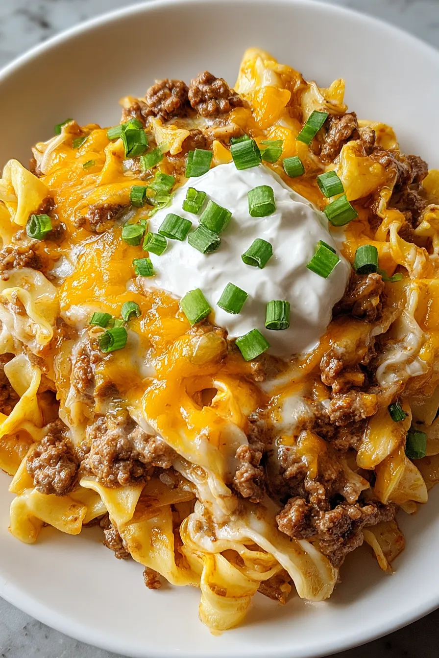 Sour Cream Beef Noodle Casserole – Cooking With Chef Alba