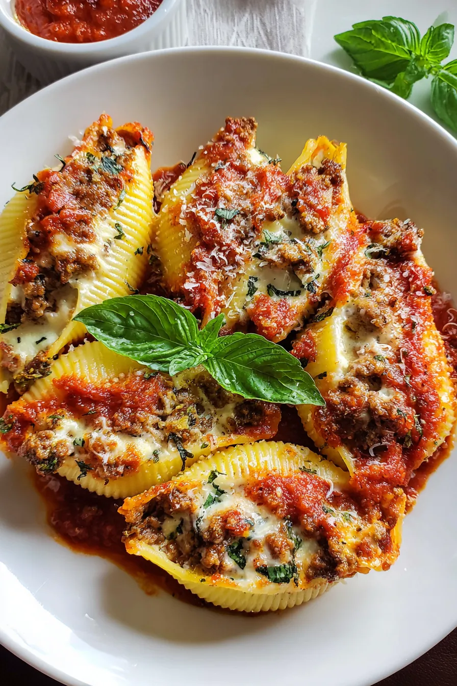 Creamy Ricotta Beef Stuffed Shells Pasta – Cooking With Chef Alba