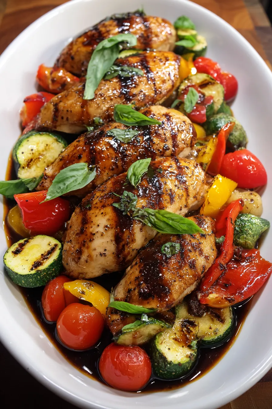 Balsamic Glazed Chicken and Veggies – Cooking With Chef Alba