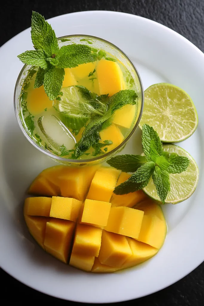 Tropical Mango Mojito with Fresh Mint and Lime – Cooking With Chef Alba