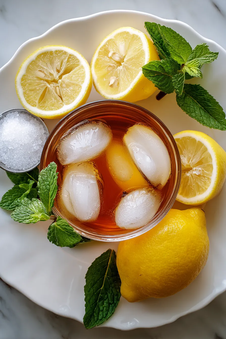 Lemon Vanilla Iced Tea – Cooking With Chef Alba