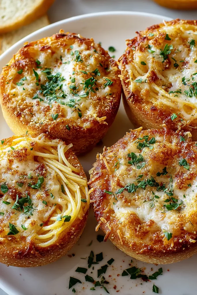 Spaghetti Garlic Bread Bowls – Cooking With Chef Alba