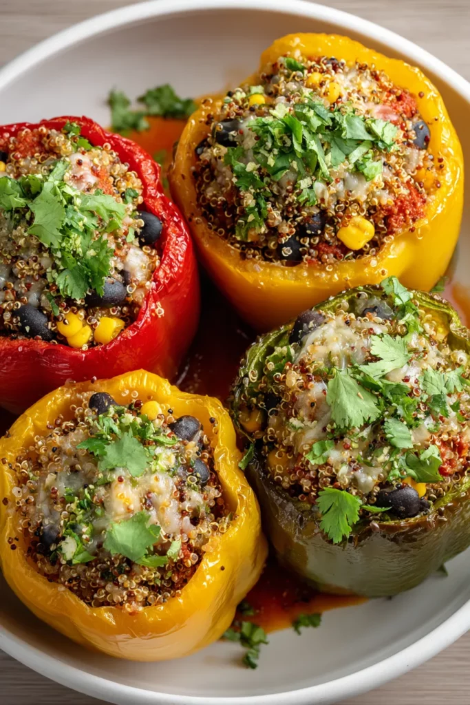 Vegetarian Stuffed Peppers – Cooking With Chef Alba