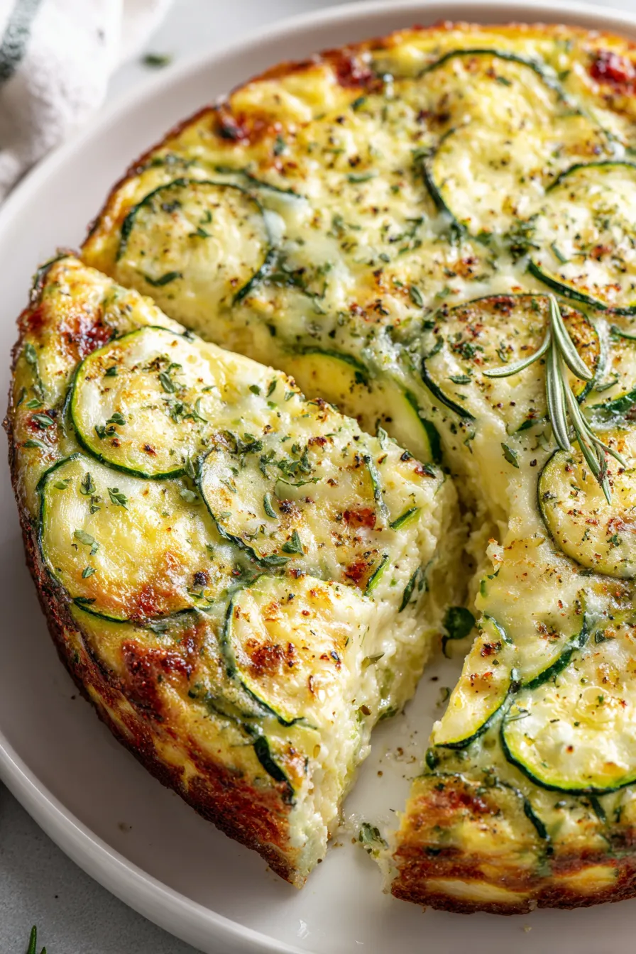 Creamy Crustless Zucchini Quiche – Cooking With Chef Alba