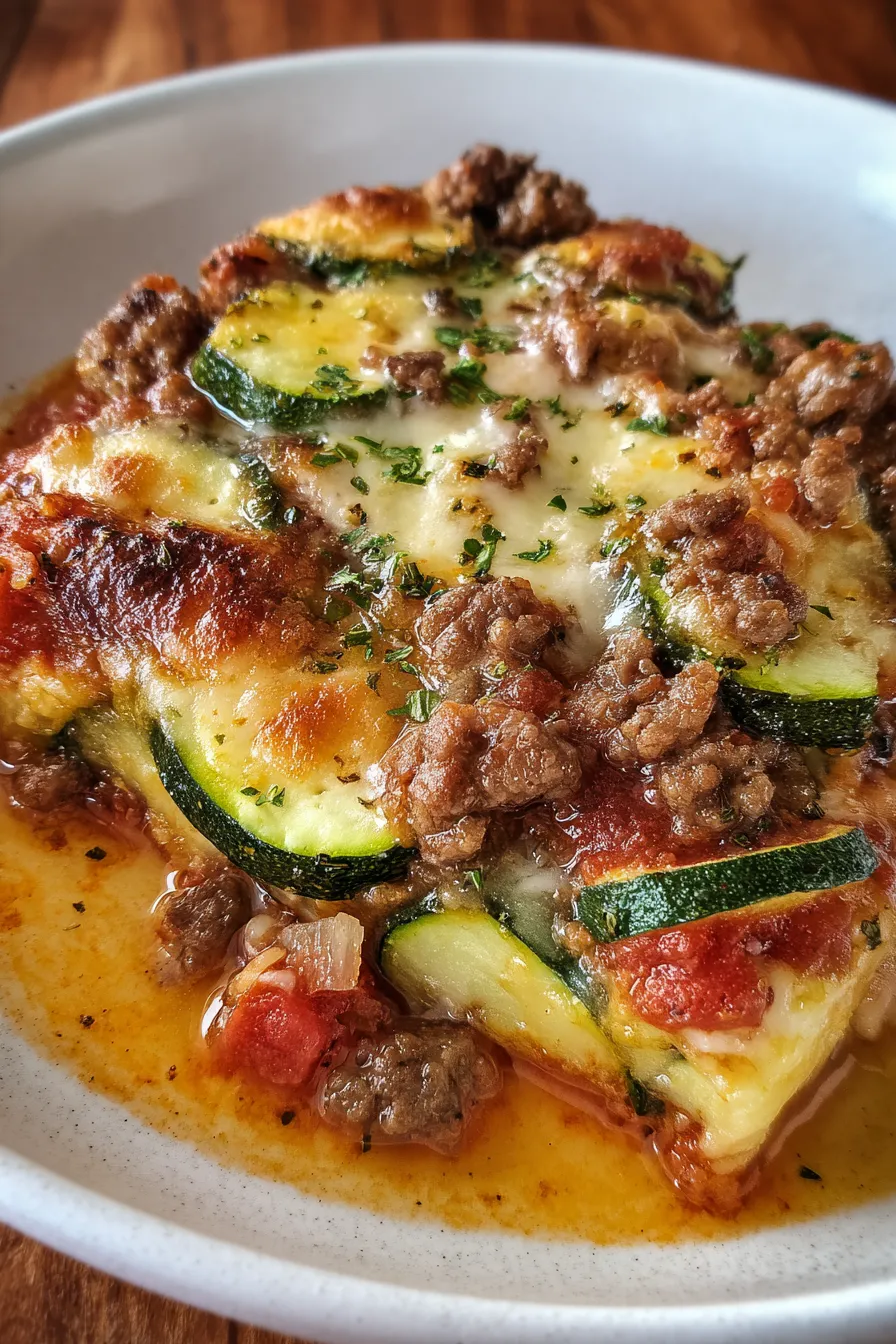 Ground Beef Zucchini Casserole – Cooking With Chef Alba