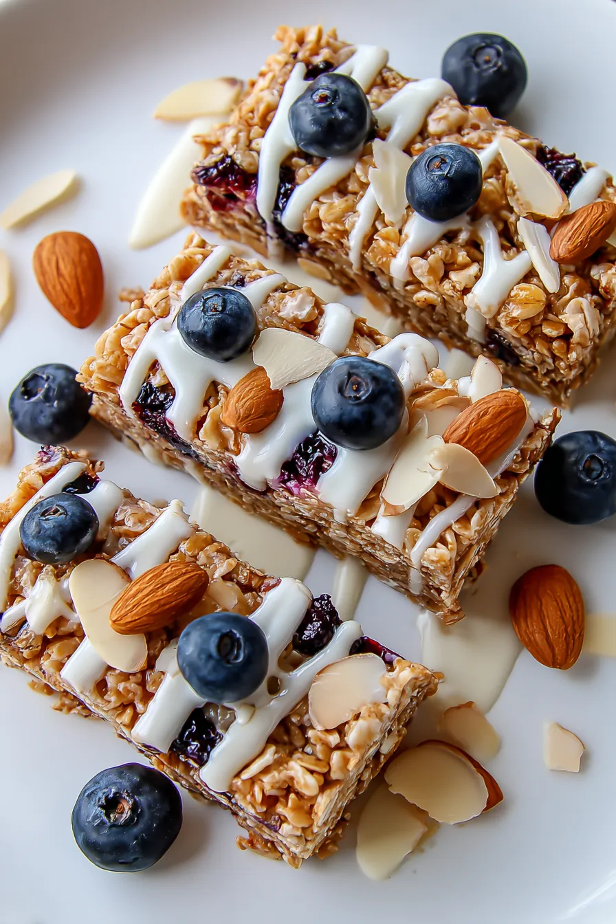 Blueberry Vanilla Greek Yogurt Granola Bars – Cooking With Chef Alba