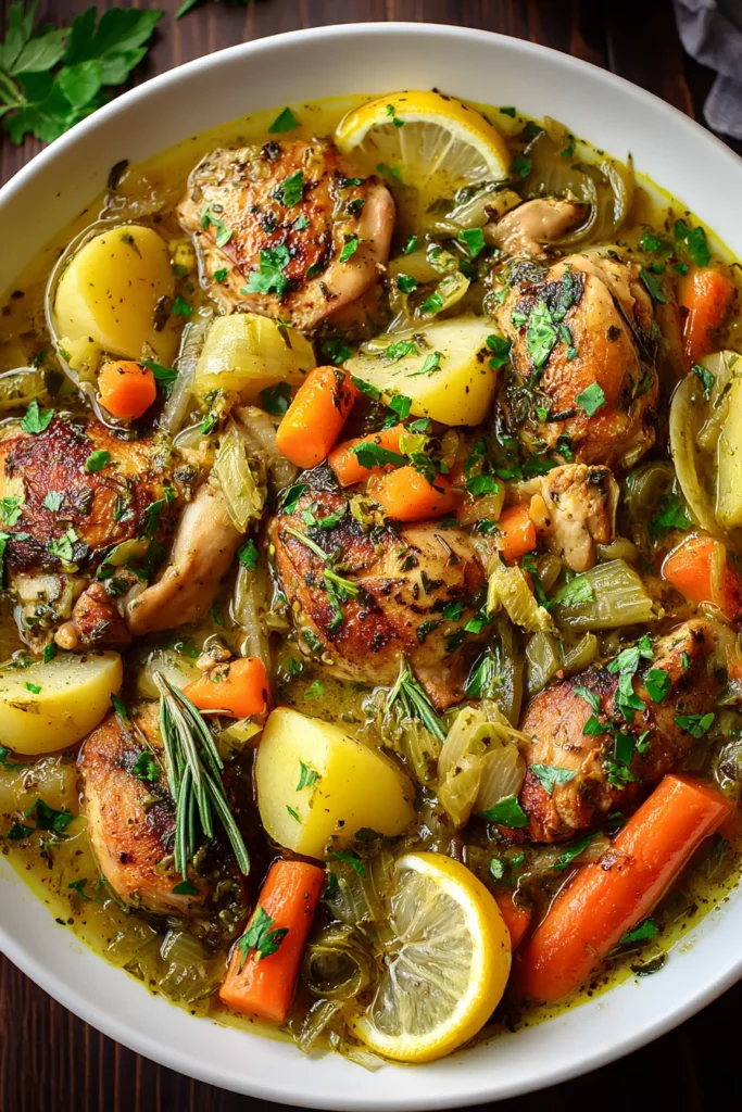 Savory Slow-Cooked Herb Chicken Stew – Cooking With Chef Alba