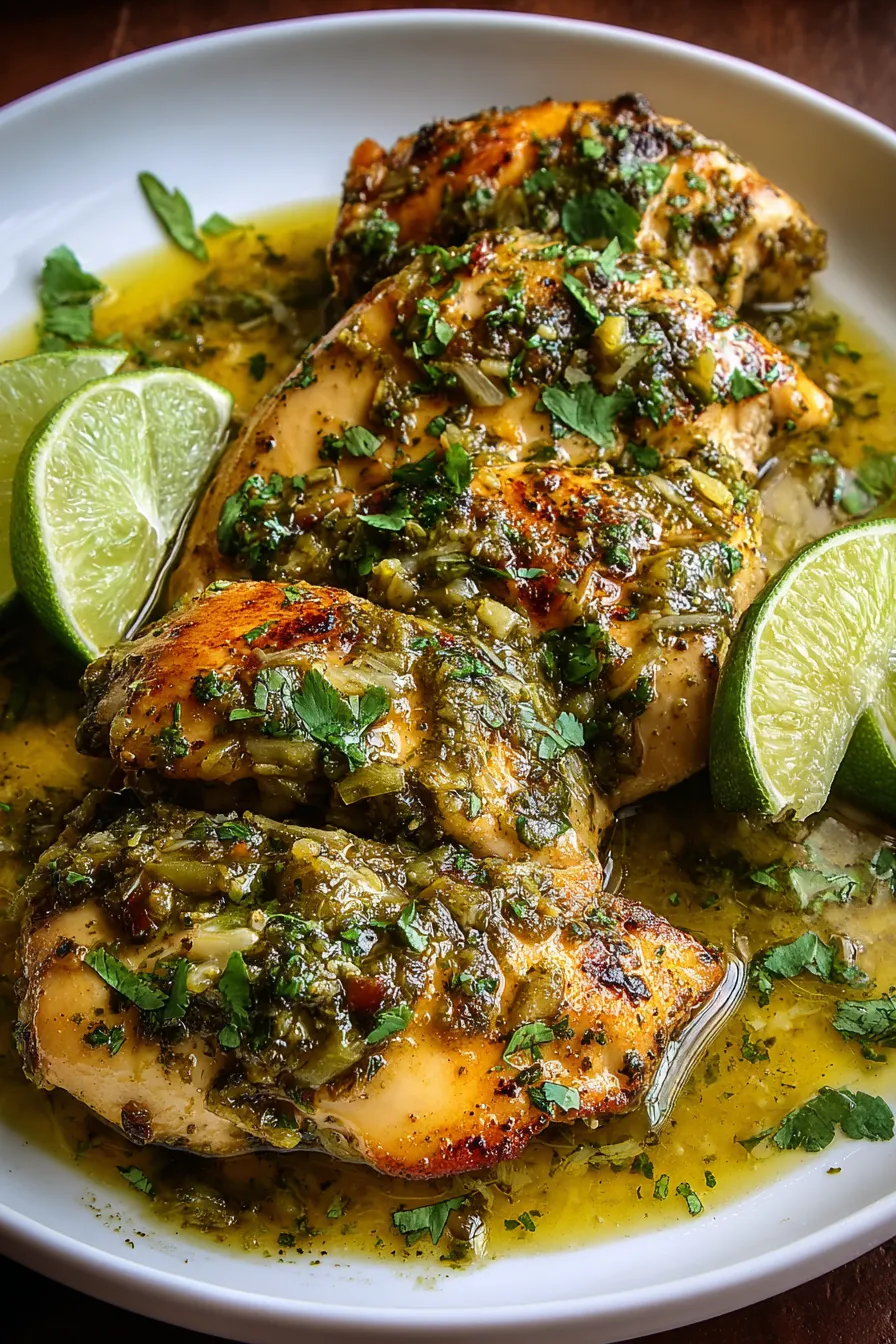 Salsa Verde Chicken – Cooking With Chef Alba