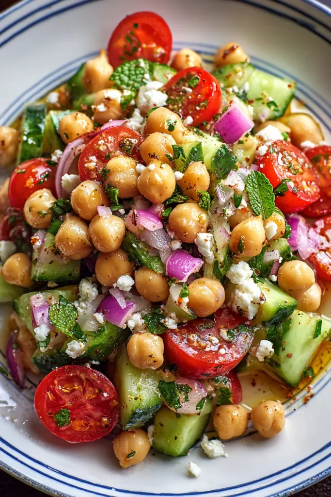 Chickpea Cucumber Salad – Cooking With Chef Alba