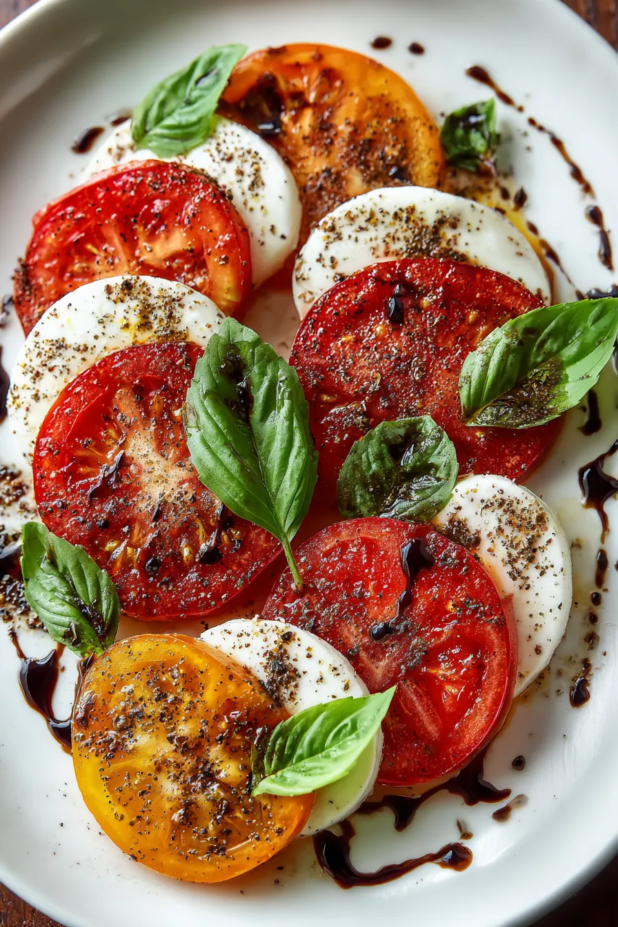 Roasted Tomato Caprese Salad – Cooking With Chef Alba