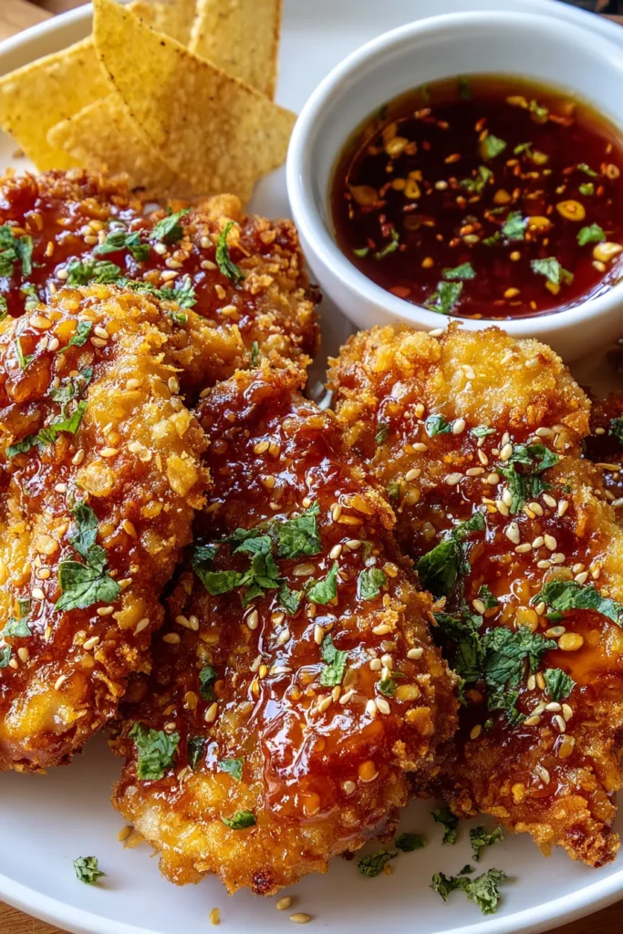 Baked Crunchy Hot Honey Chicken – Cooking With Chef Alba