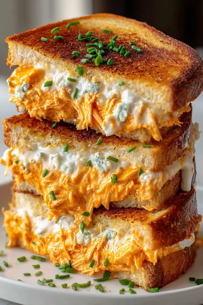 Buffalo Chicken Grilled Cheese Sandwich – Cooking With Chef Alba