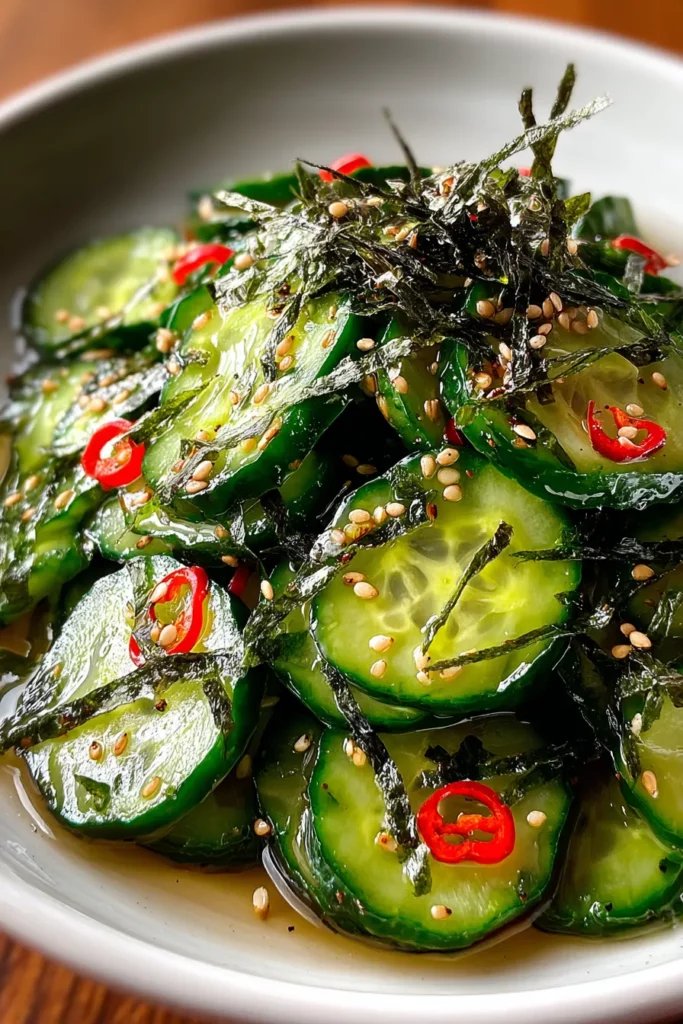 Japanese Cucumber Salad – Cooking With Chef Alba