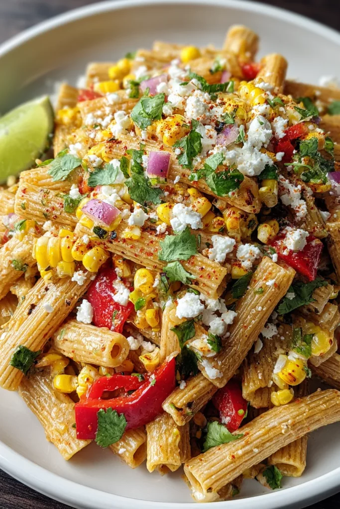 Healthy Street Corn Pasta Salad – Cooking With Chef Alba