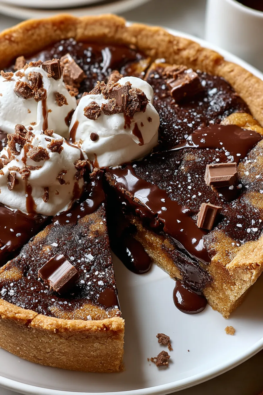 Decadent Chocolate-Filled Cookie Pie – Cooking With Chef Alba