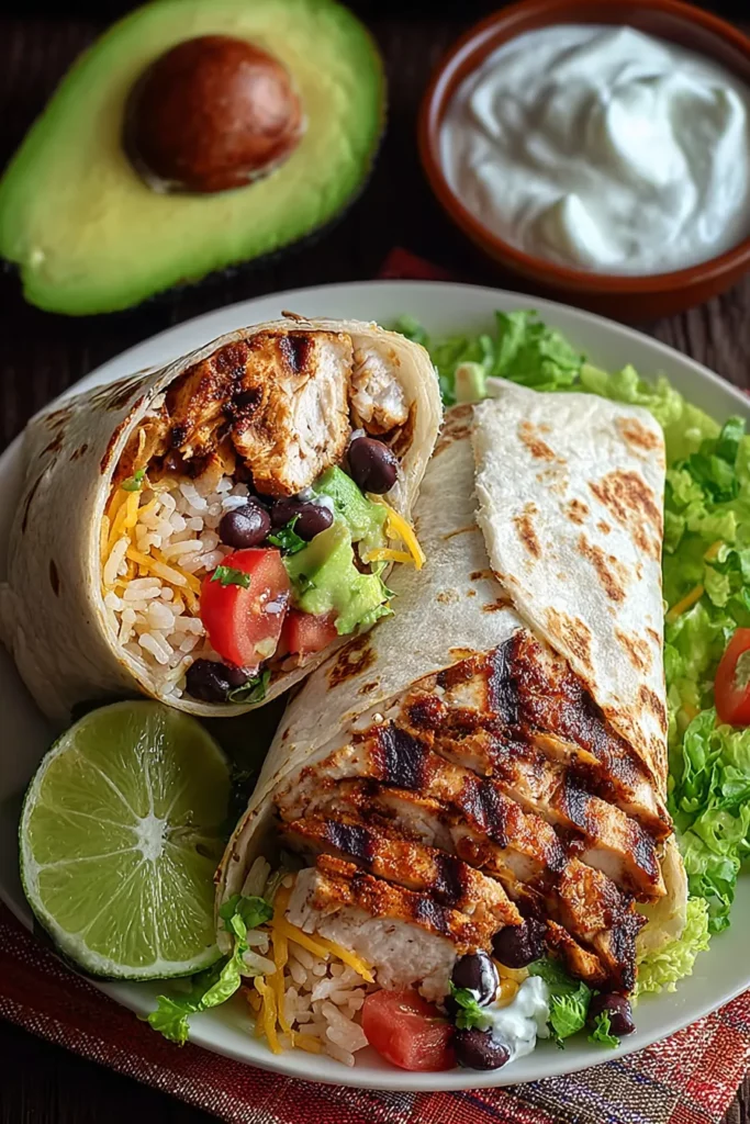Chipotle Ranch Grilled Chicken Burrito – Cooking With Chef Alba