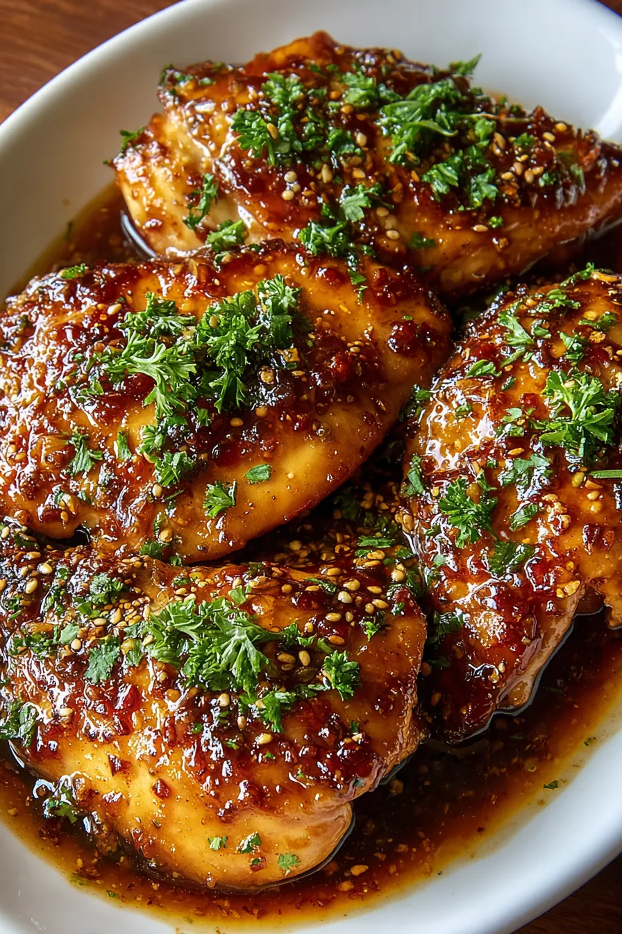 Honey Garlic Chicken Breasts – Cooking With Chef Alba