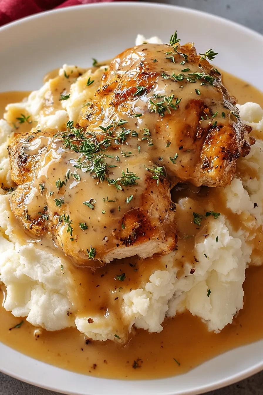 Slow Cooker Chicken and Gravy – Cooking With Chef Alba