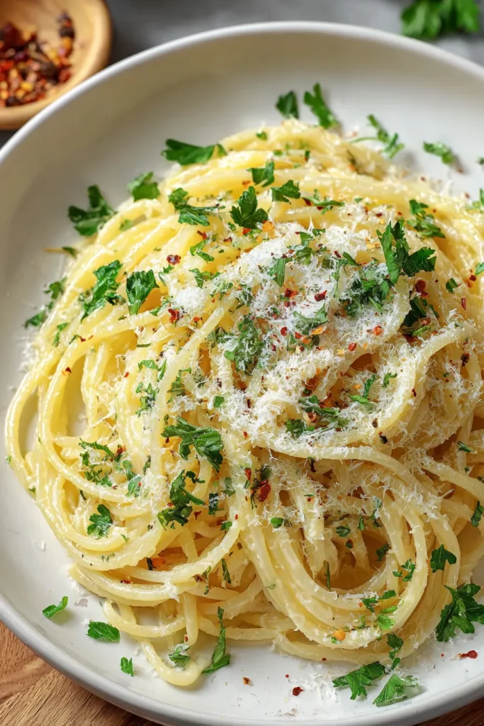 Creamy Garlic Parmesan Spaghetti – Cooking With Chef Alba