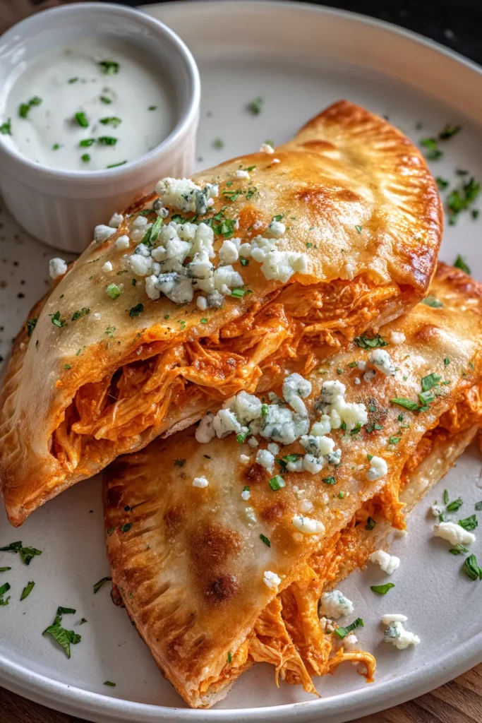 Buffalo Chicken Pizza Pockets – Cooking With Chef Alba