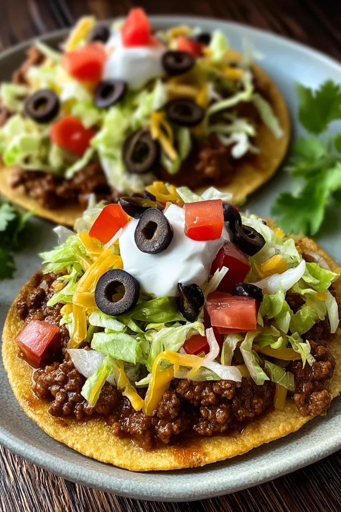 Ground Beef Tostadas – Cooking With Chef Alba