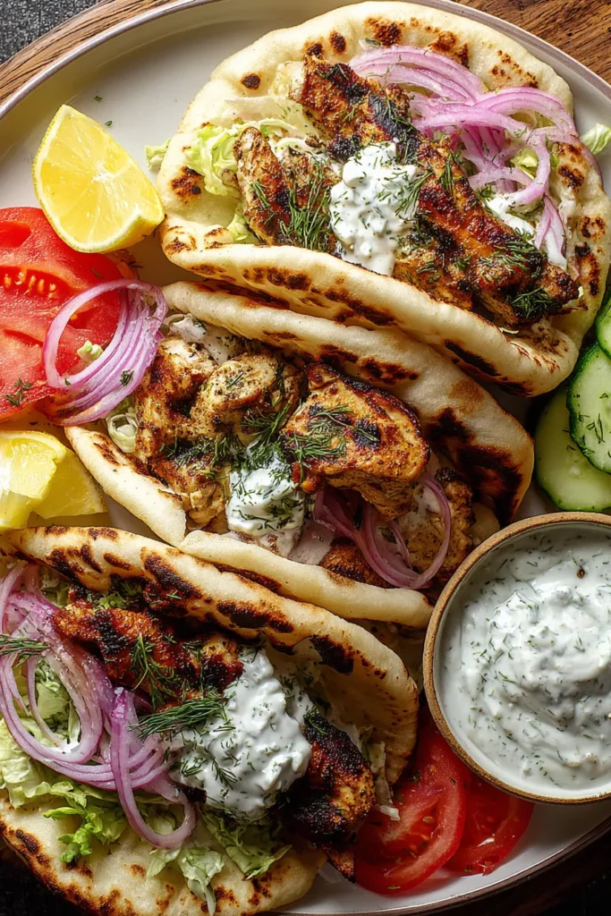 Authentic Greek Chicken Gyros – Cooking With Chef Alba