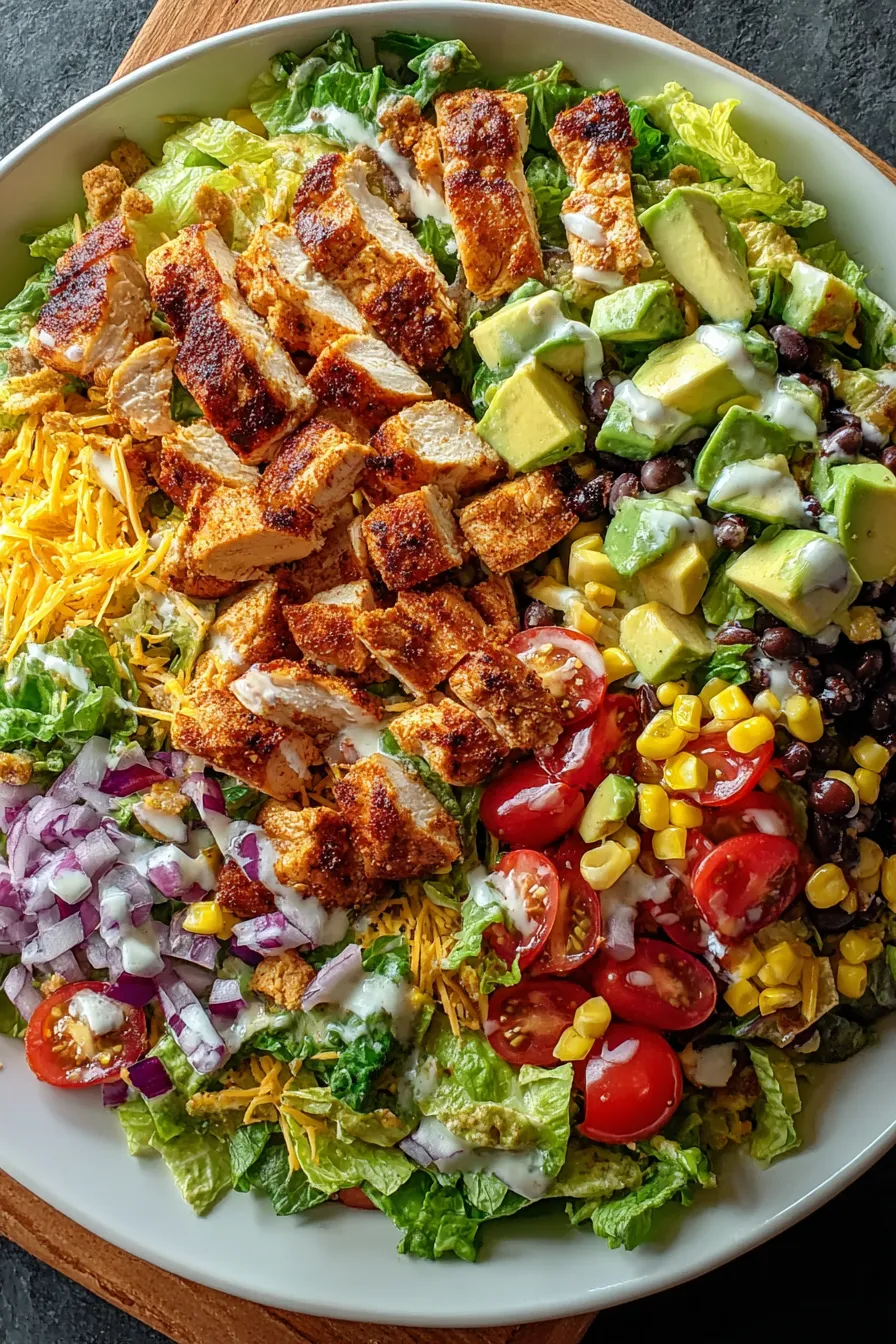 Chipotle Chicken Chopped Salad – Cooking With Chef Alba