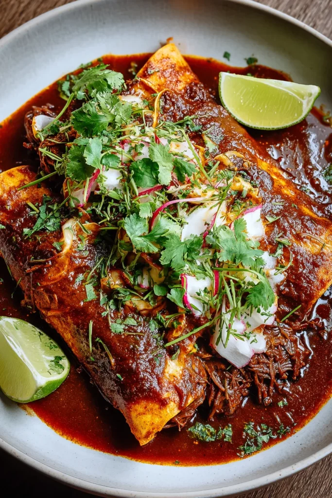 Slow-Cooked Spicy Birria Enchiladas – Cooking With Chef Alba