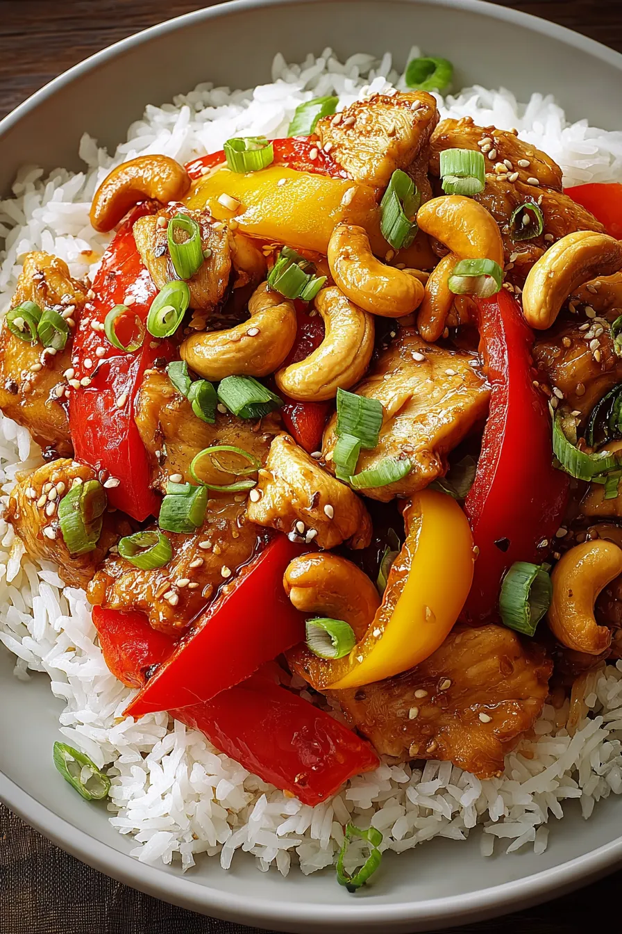 Savory Asian-Style Cashew Chicken Stir-Fry – Cooking With Chef Alba