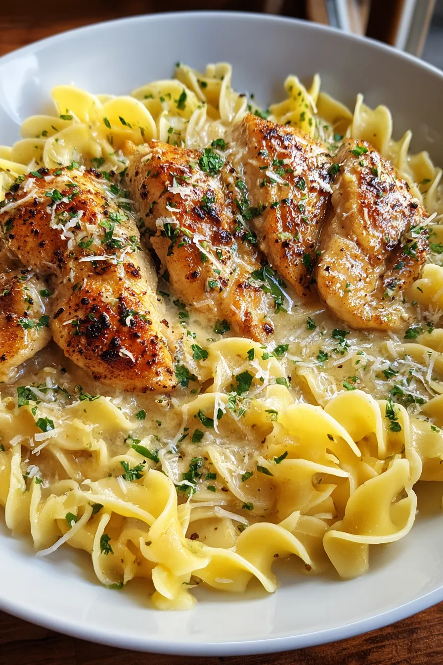 Chicken with Buttered Noodles – Cooking With Chef Alba