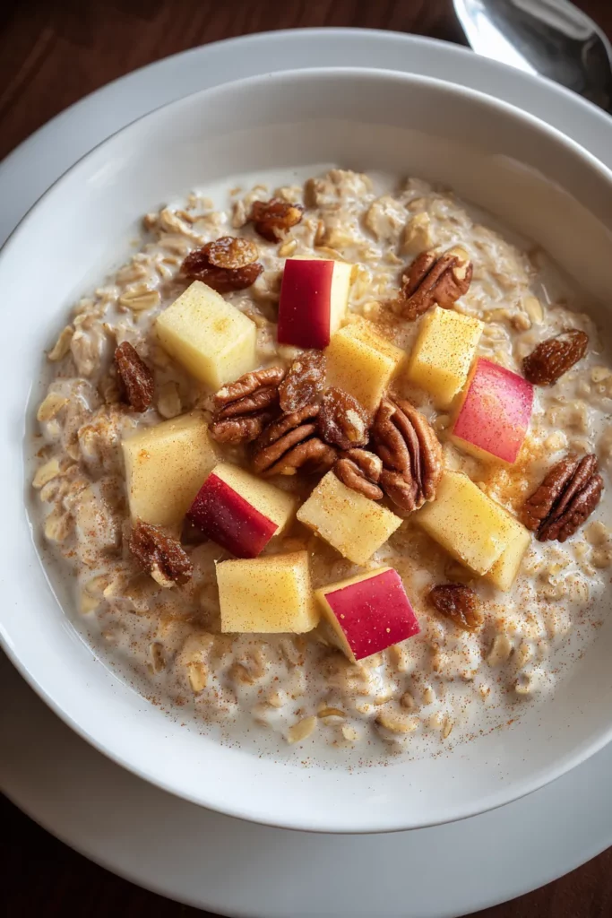 Apple Cinnamon Oatmeal Porridge – Cooking With Chef Alba