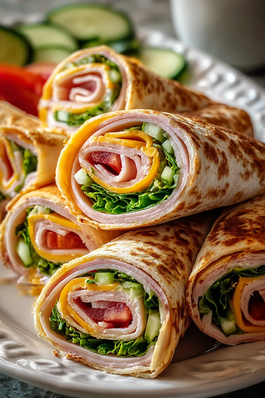 Turkey & Cheddar Roll Ups – Cooking With Chef Alba