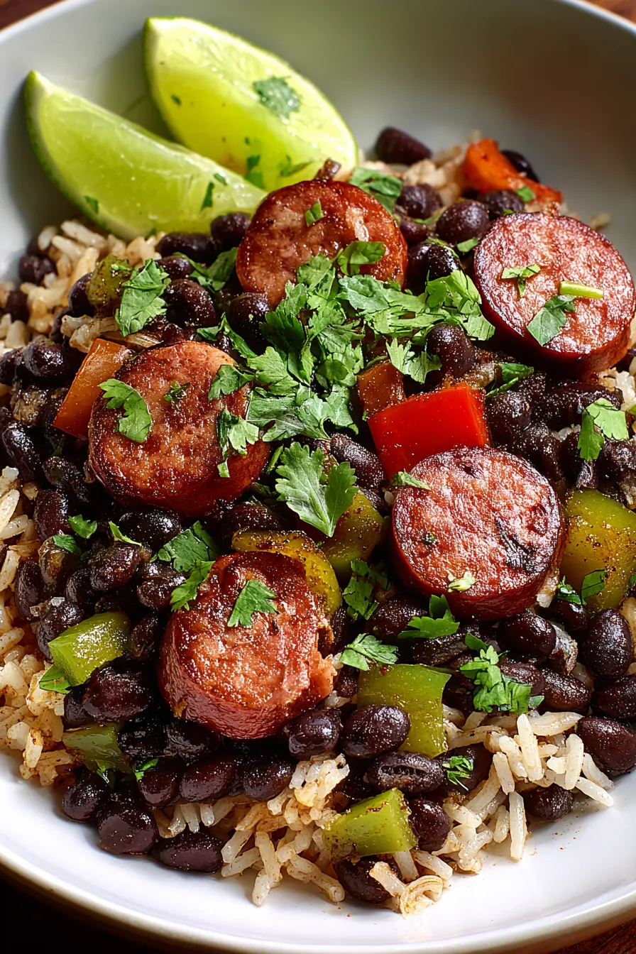 Black Beans and Rice with Sausage – Cooking With Chef Alba