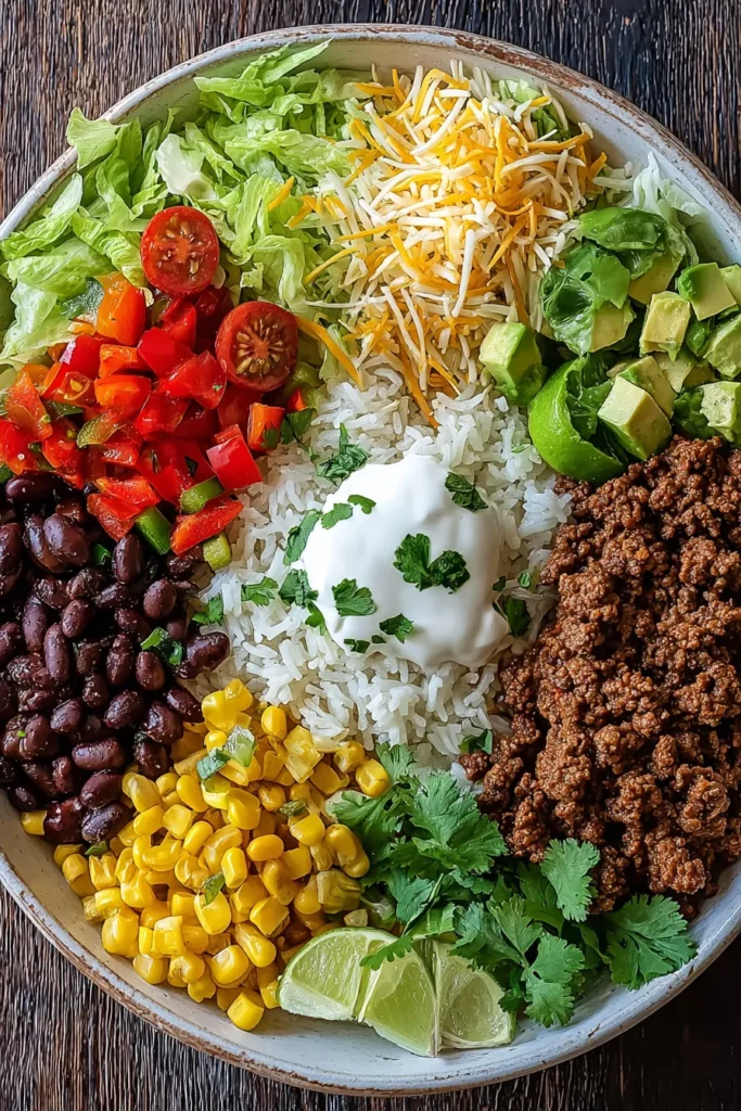 Ground Beef Burrito Bowl – Cooking With Chef Alba