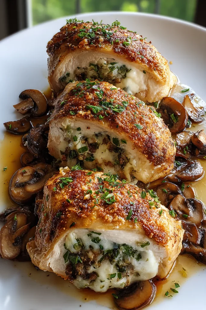 Savory Mushroom Stuffed Chicken Breast – Cooking With Chef Alba