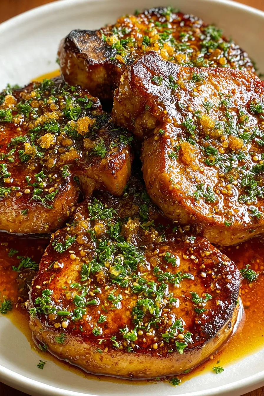 Boneless Pork Chops with Honey Garlic Sauce – Cooking With Chef Alba
