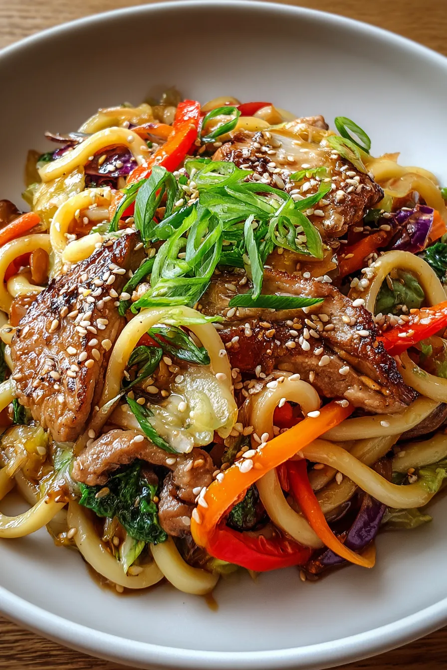 Yaki Udon Noodle – Cooking With Chef Alba