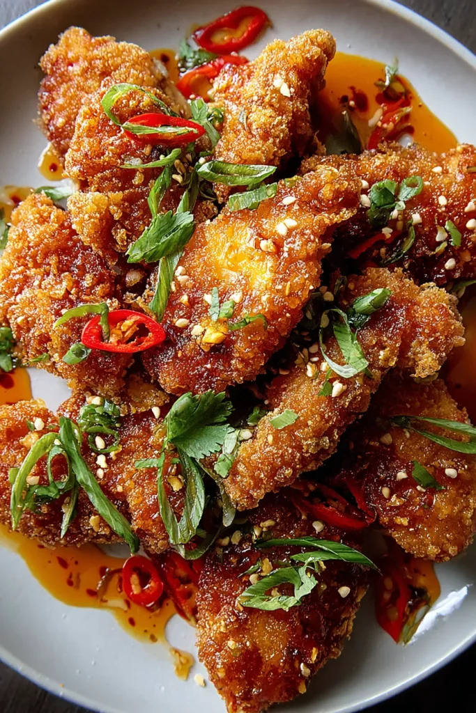 Crispy Bang Bang Chicken – Cooking With Chef Alba