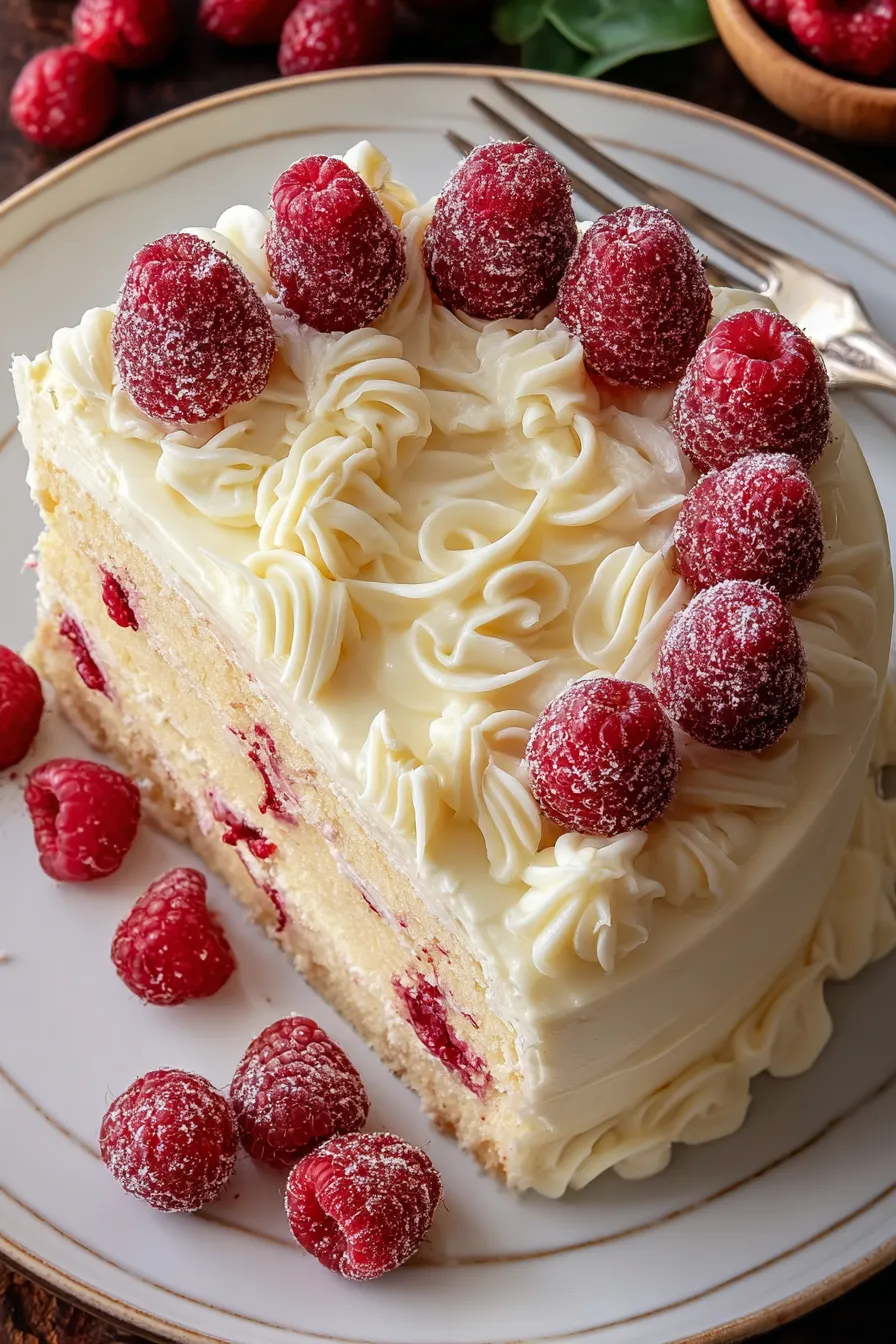 White Chocolate Raspberry Cake – Cooking With Chef Alba