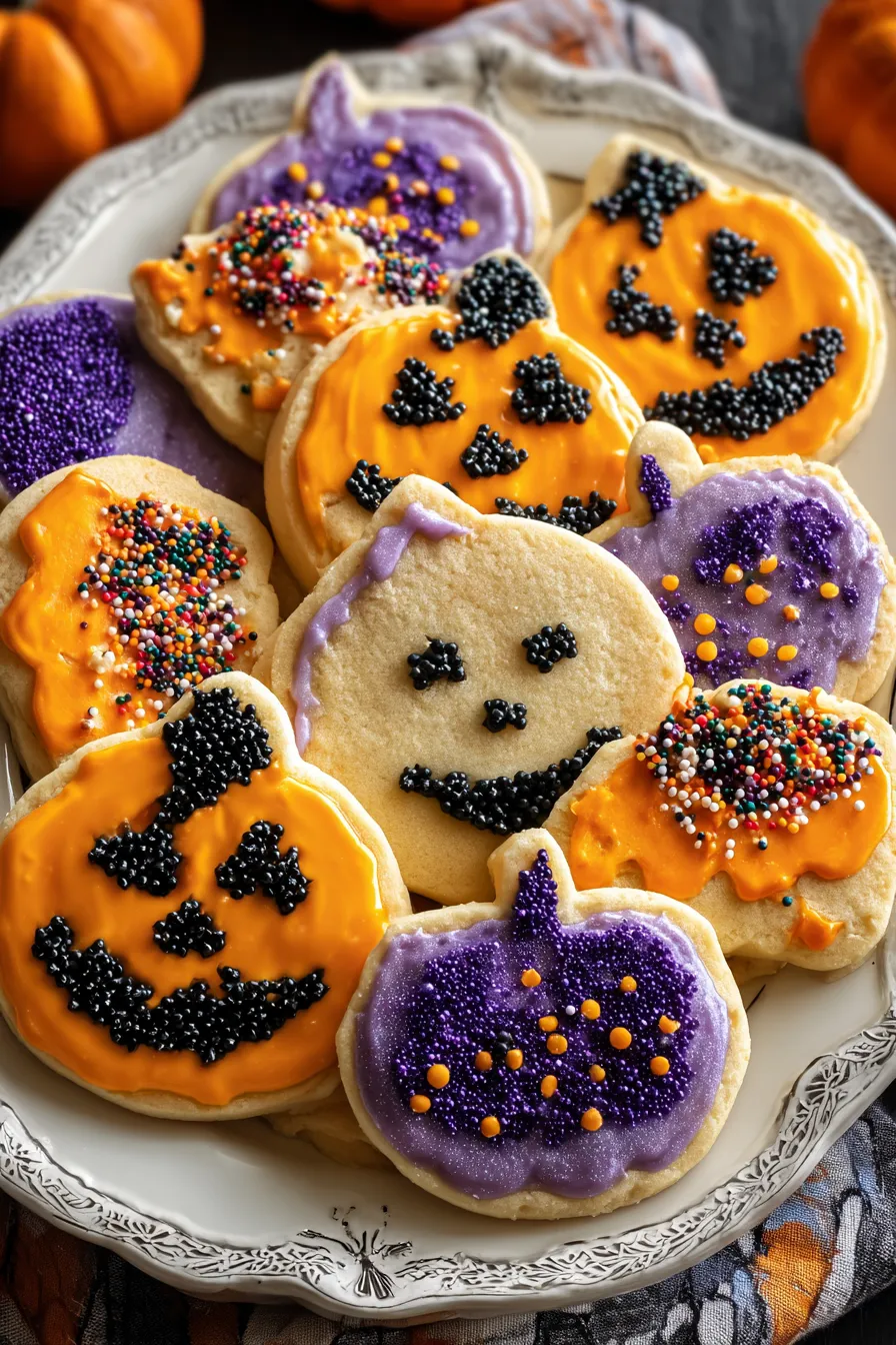 Halloween Shortbread Cookies – Cooking With Chef Alba