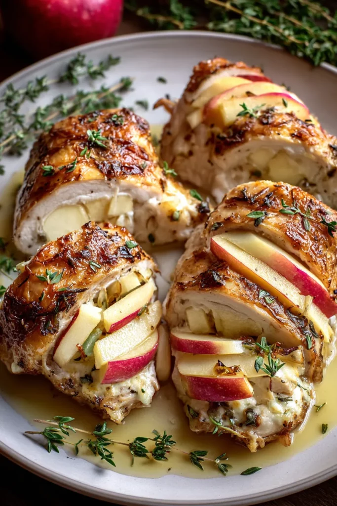 Apple and Brie Stuffed Chicken – Cooking With Chef Alba
