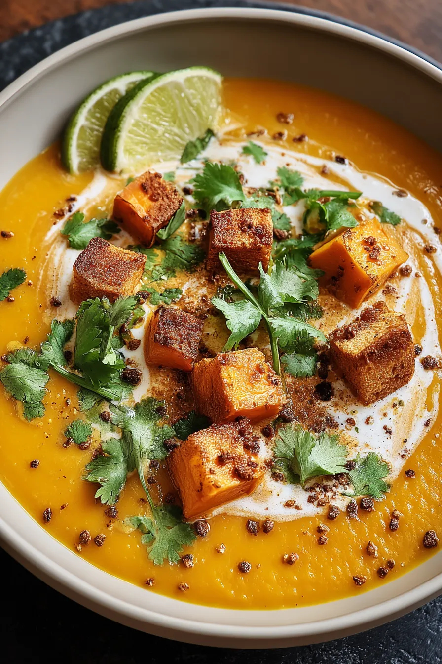 Roasted Sweet Potato Soup – Cooking With Chef Alba