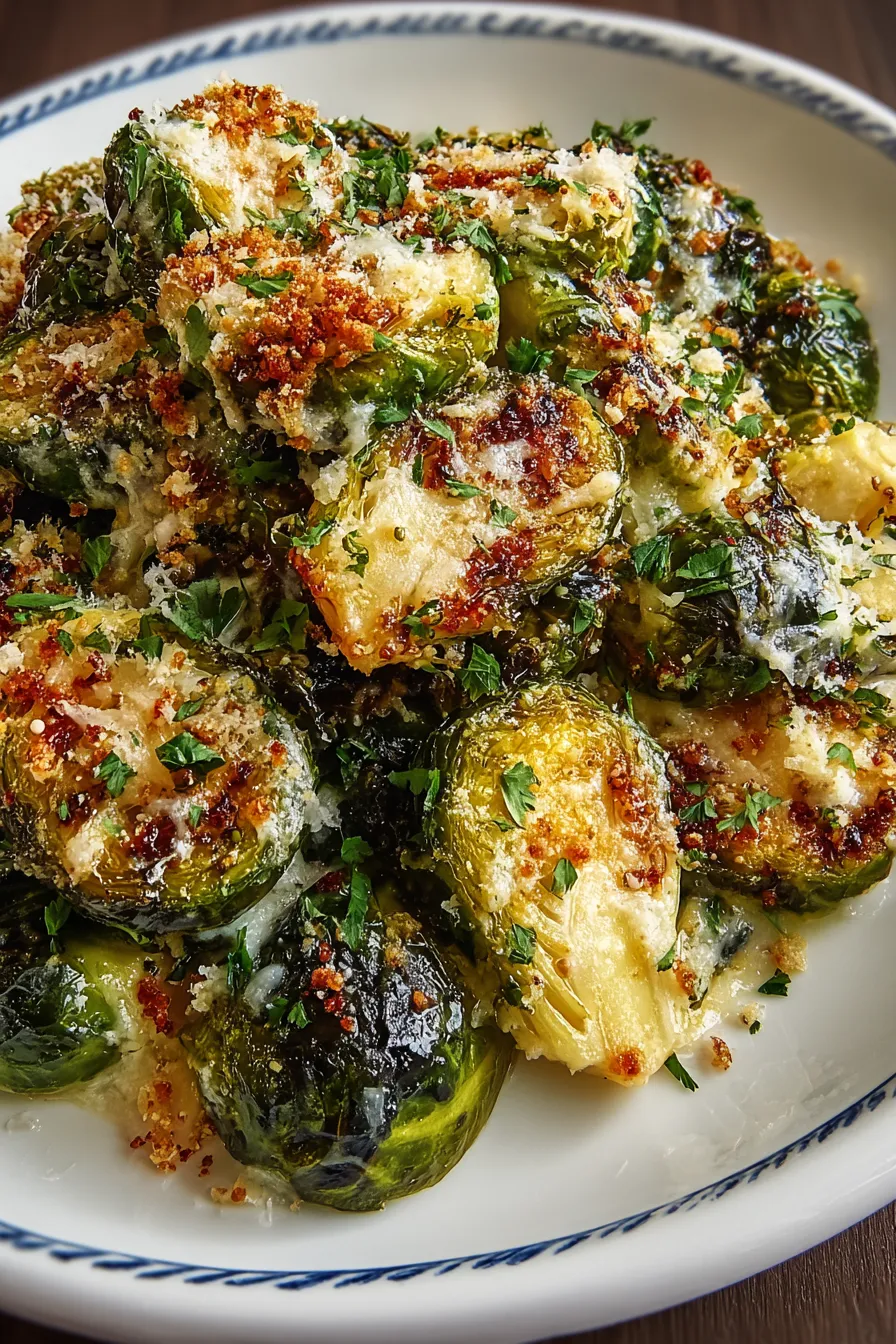 Cheesy Brussel Sprouts – Cooking With Chef Alba