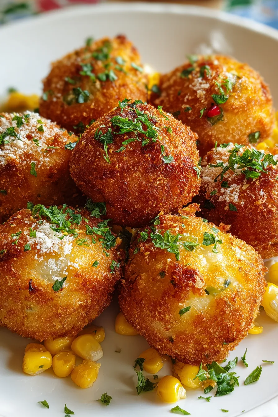 Crispy Corn Cheese Bites – Cooking With Chef Alba