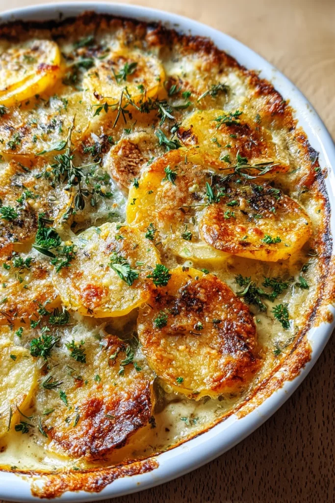 Cheese Herb Potato Gratin – Cooking With Chef Alba