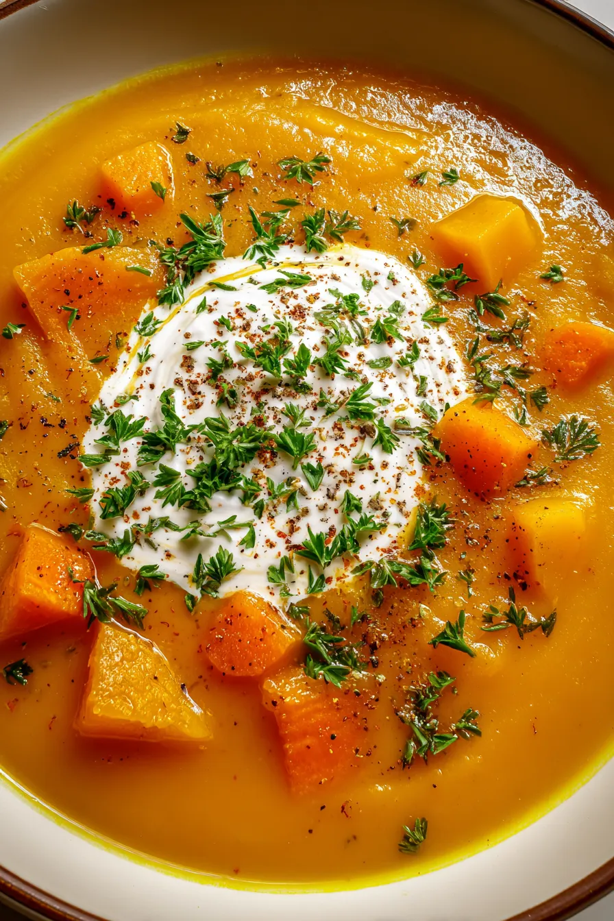 Slow-Cooker Butternut Squash Soup – Cooking With Chef Alba